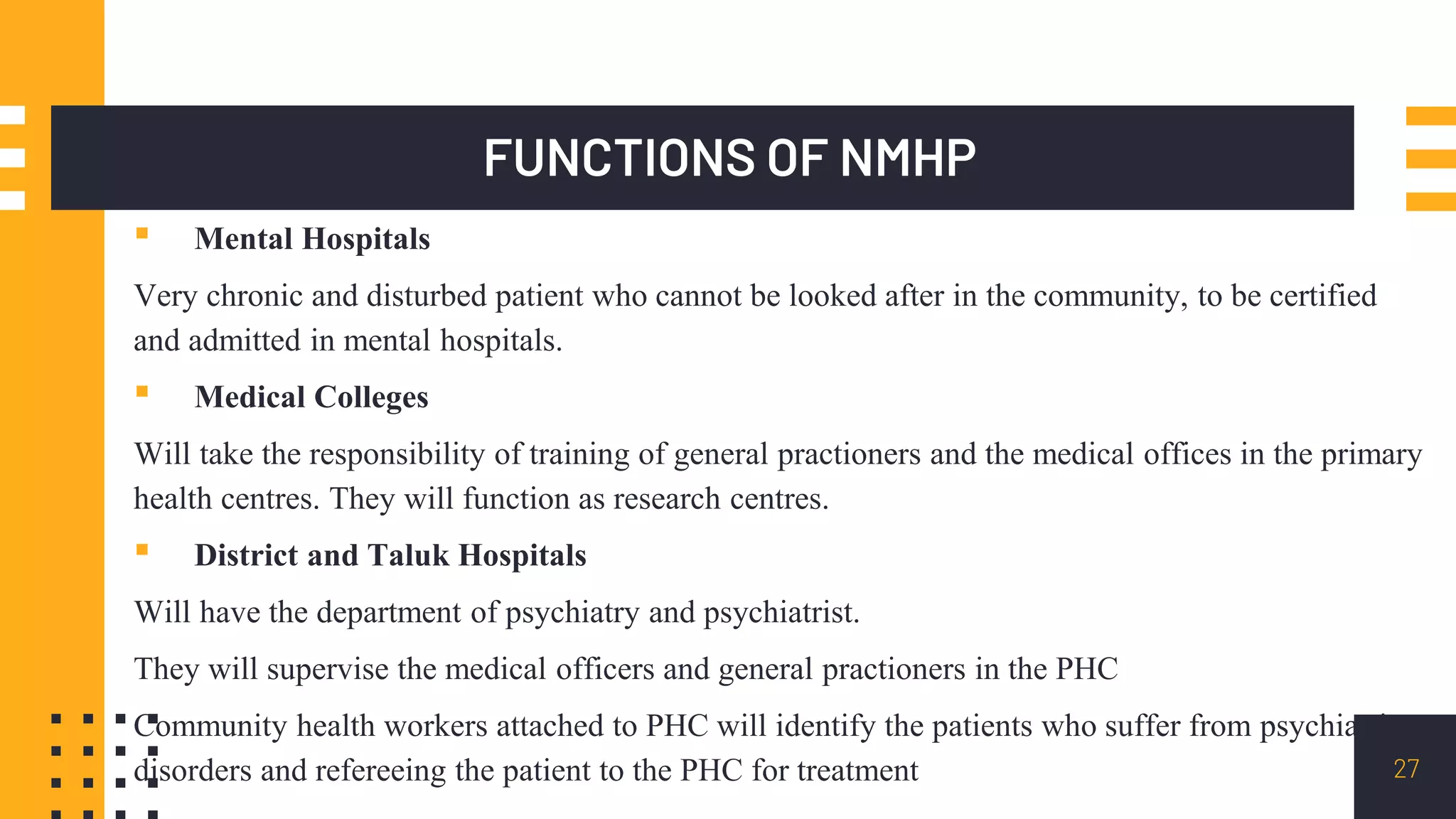 National Mental Health Policy | PPTX