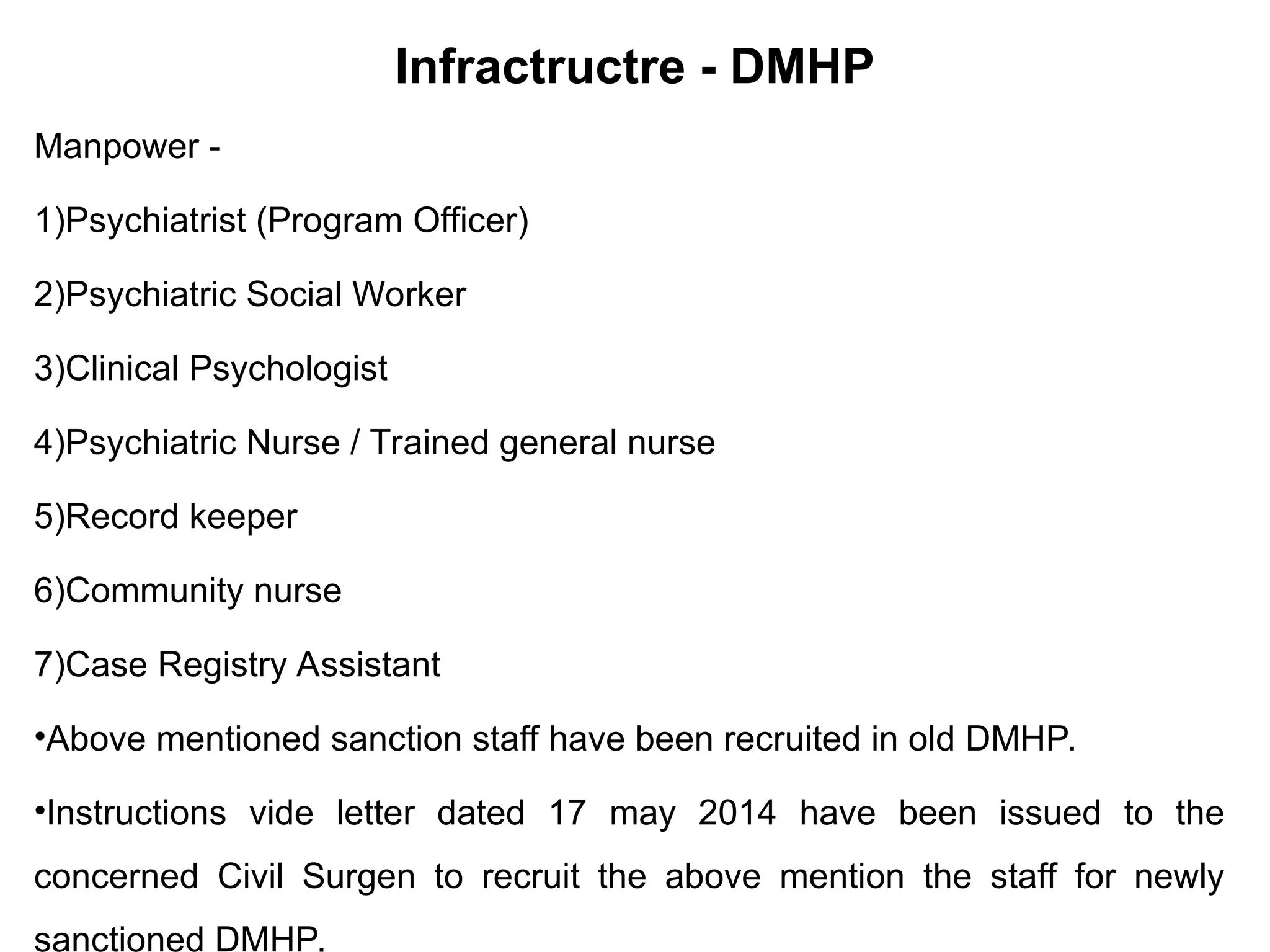 National mental health programs, NHMP , . | PPT