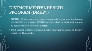 National Mental Health Program and Role Of Ayurveda In It.pptx