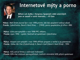 NMI13 Matěj Vaněček - Vliv pornografie na rozvoj nových technologií | PDF