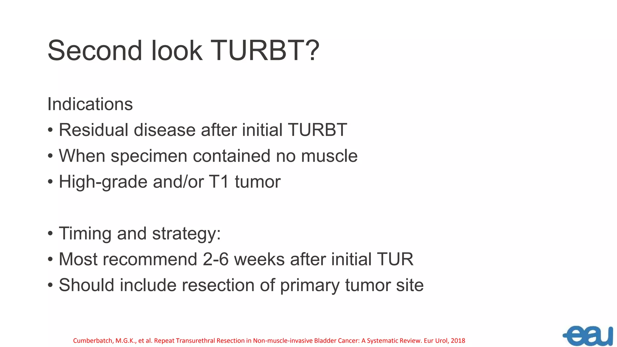 Nmibc, NON MUSCLE INVASIVE BLADDER CANCER | PPTX