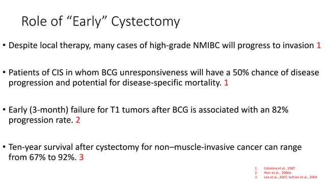 Nmibc, NON MUSCLE INVASIVE BLADDER CANCER | PPTX | Cancer | Diseases ...