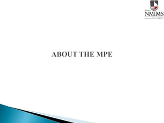 Nmims mpe 12 | PPT