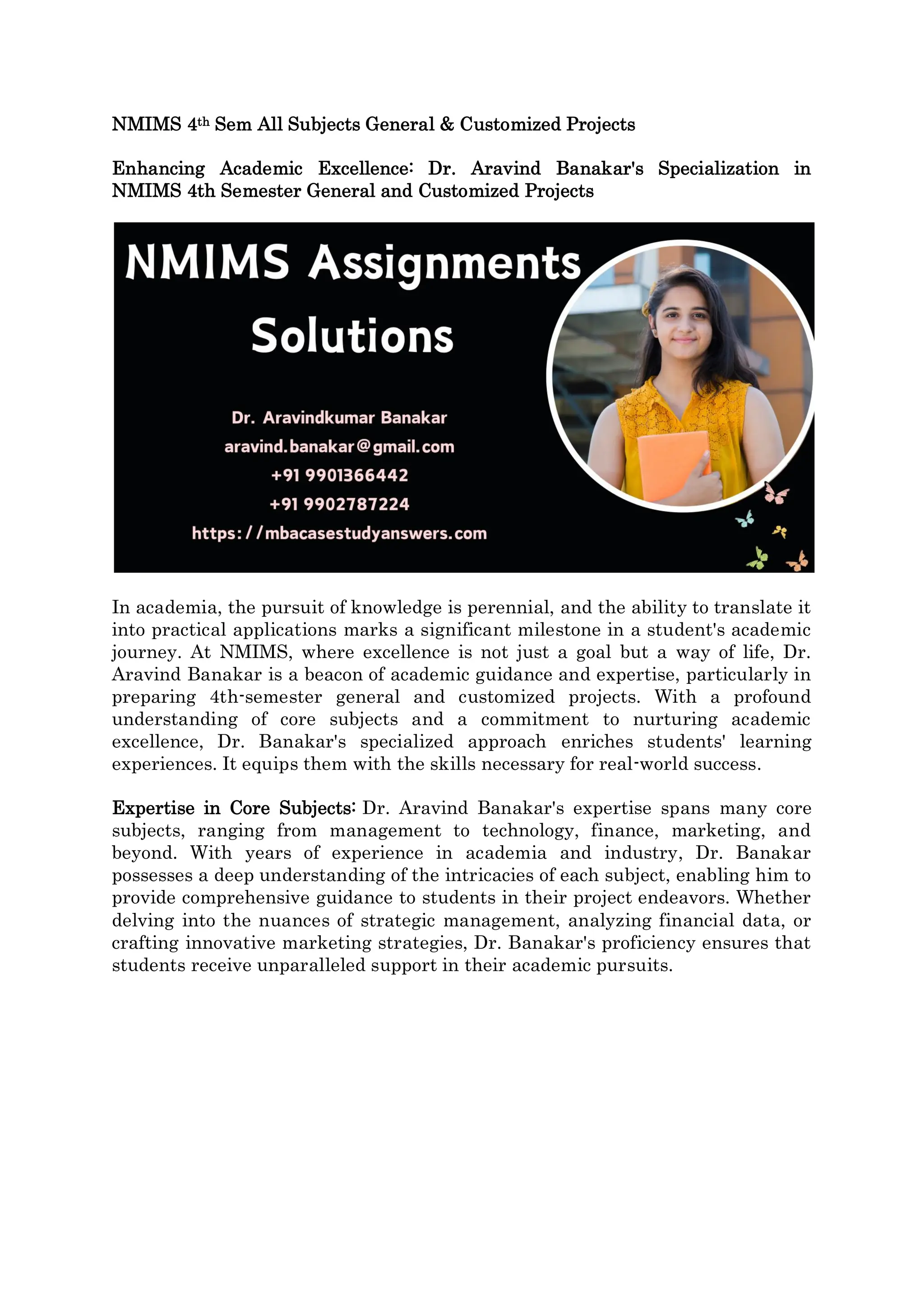 NMIMS 4th Sem All Subjects General & Customized Projects.pdf