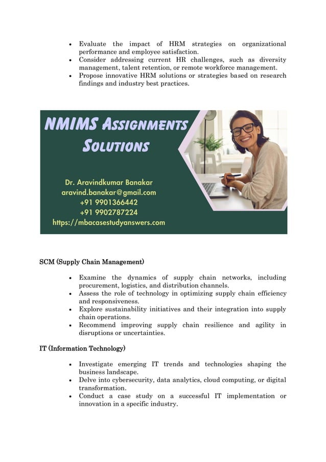 NMIMS 4th Semester General & Customized projects by Dr. Aravind Banakar.pdf