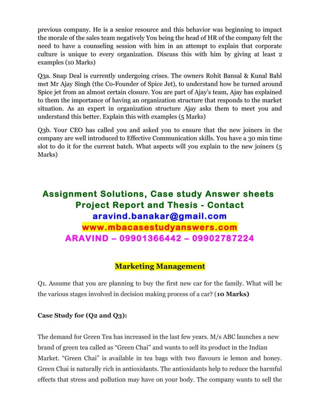 Nmims assignment answer sheets | PDF