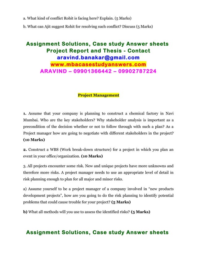 Nmims assignment answer sheets | PDF
