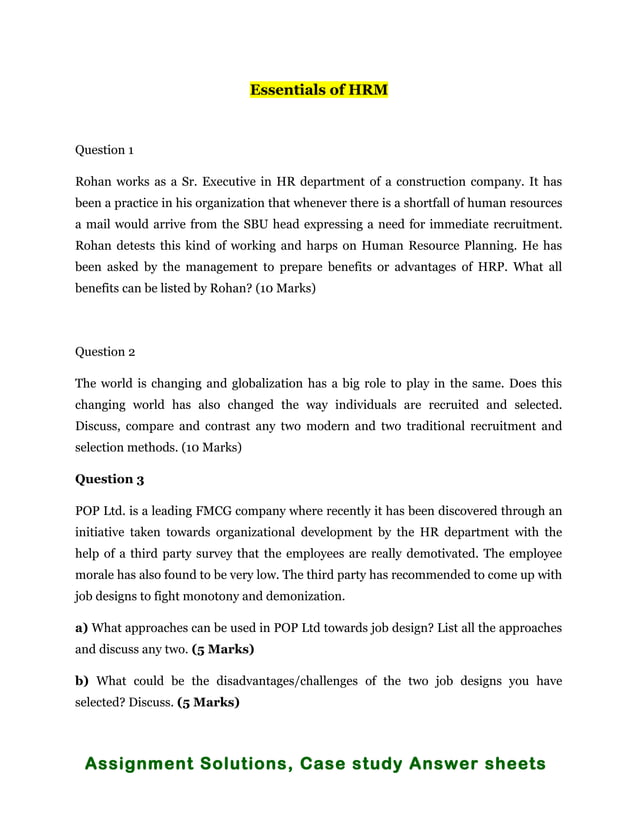 Nmims assignment answer sheets | PDF