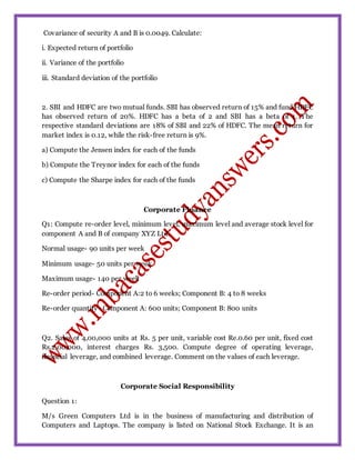 Nmims assignment answer sheets 9902787224 | DOCX | Human Resources | Business