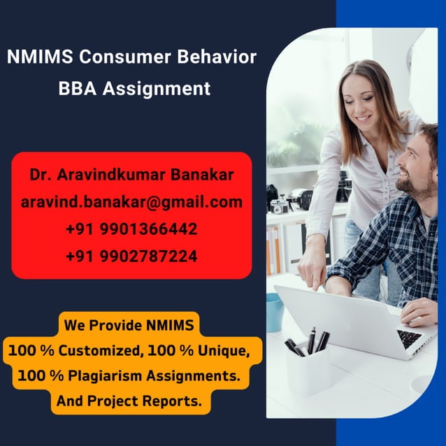 NMIMS Consumer Behavior BBA Assignments.pdf