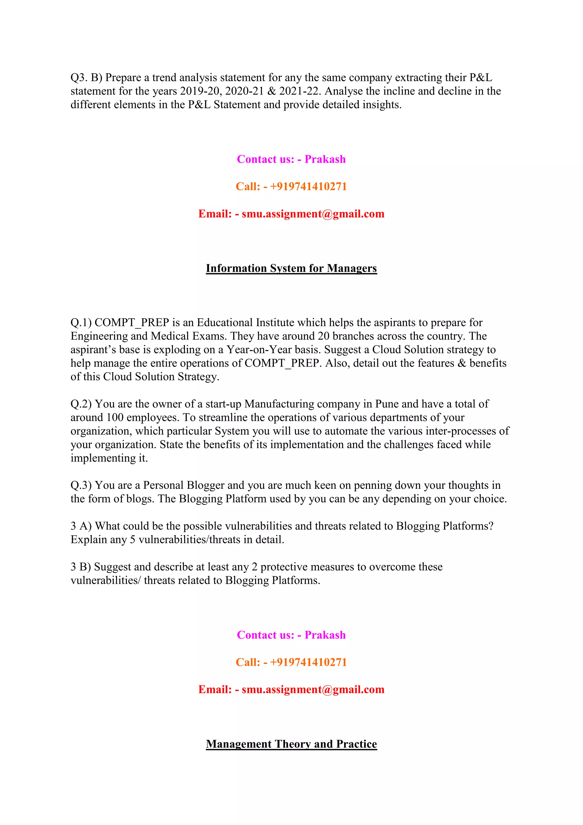 NMIMS CUSTOMIZED ASSIGNMENT JUNE 2023 | PDF