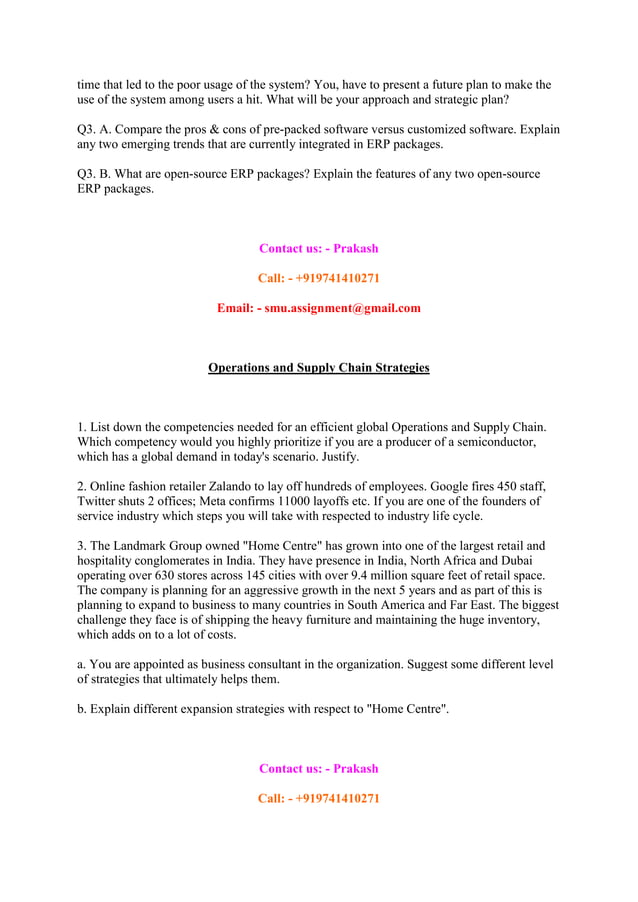 NMIMS CUSTOMIZED ASSIGNMENT JUNE 2023 | PDF