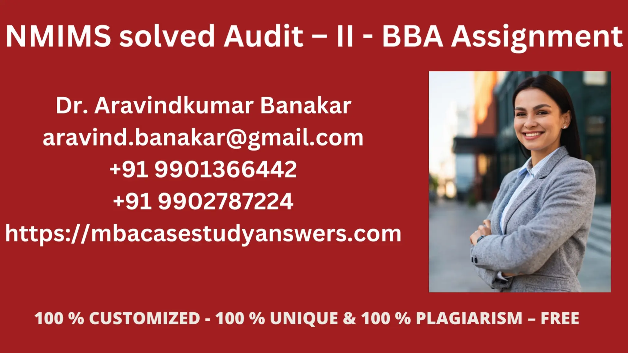 NMIMS Customized Audit – II - BBA Assignment.pdf