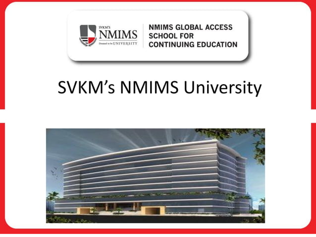 Nmims distance learning programs ppt | PPT