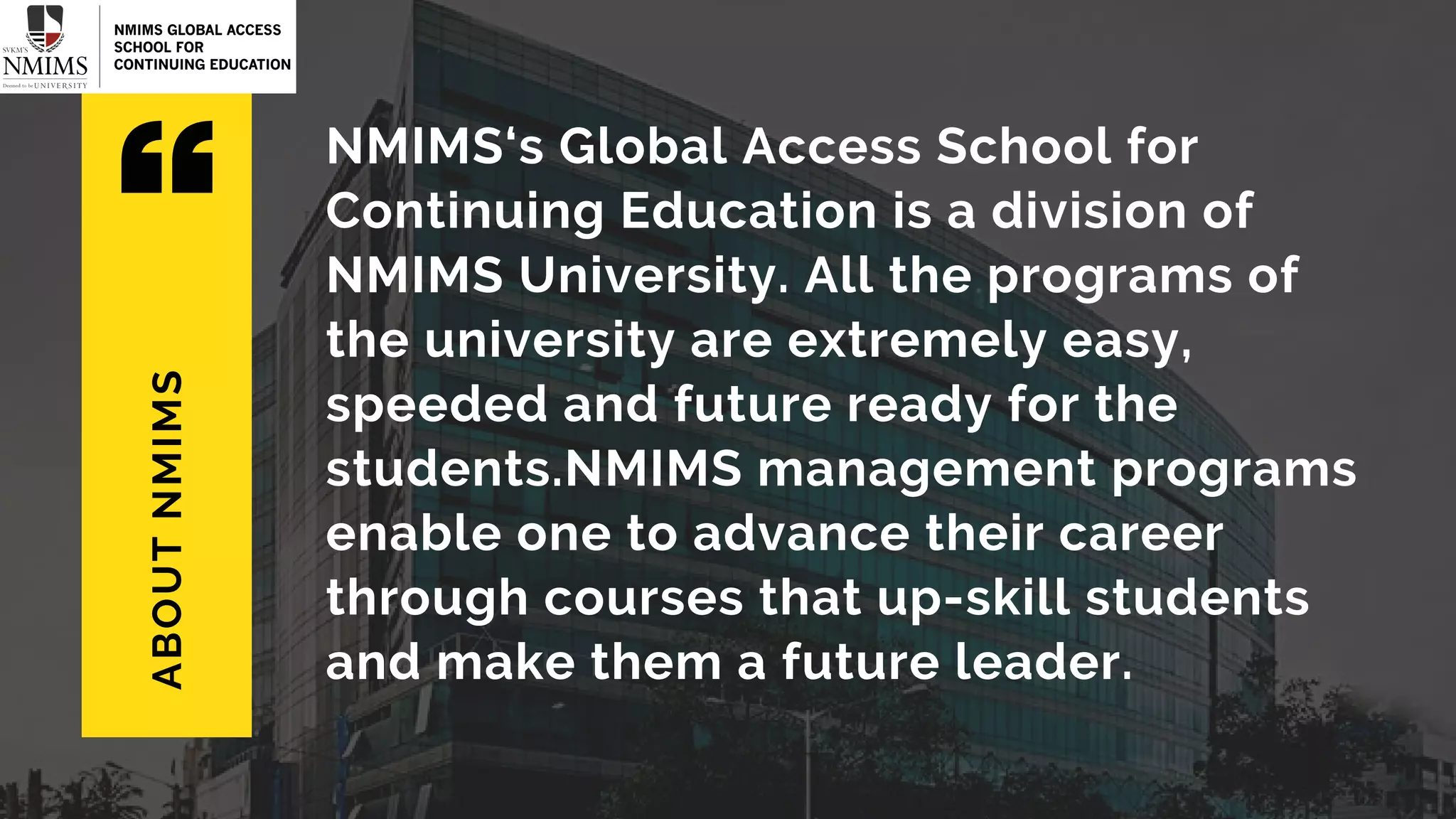 NMIMS Distance Learning MBA | PDF