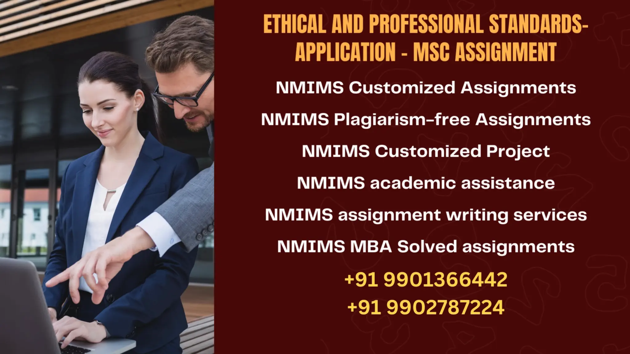 NMIMS Ethical and Professional Standards- Application - MSc Assignment.pdf