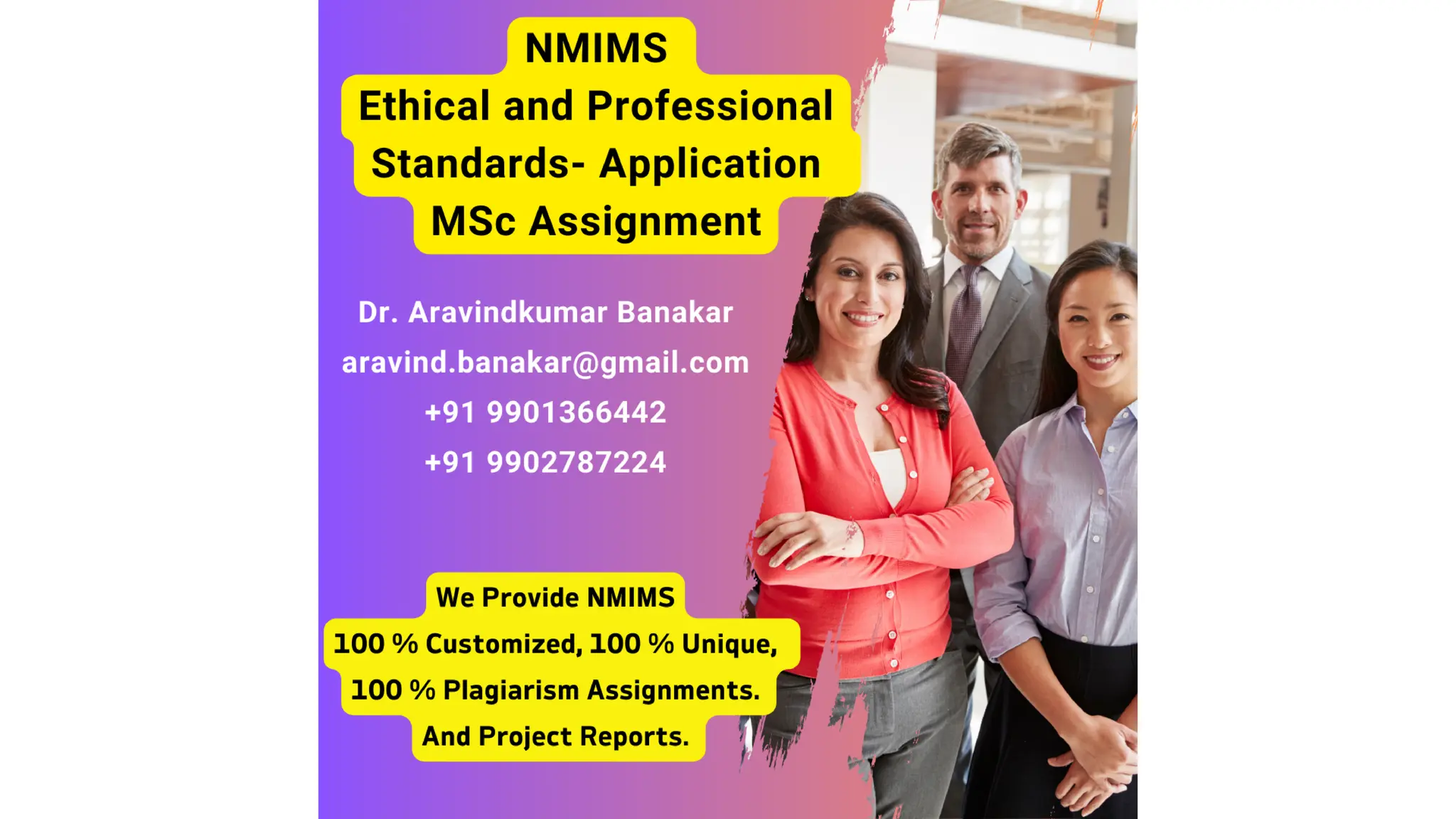 NMIMS Ethical and Professional Standards- Application MSc Assignment.pdf