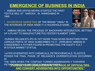 Nmims Dhirubhai Ambani | PPT