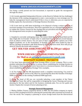 mba solved assignments | DOCX | Stocks and Bonds | Personal Investing