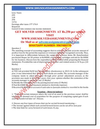 mba solved assignments | PDF