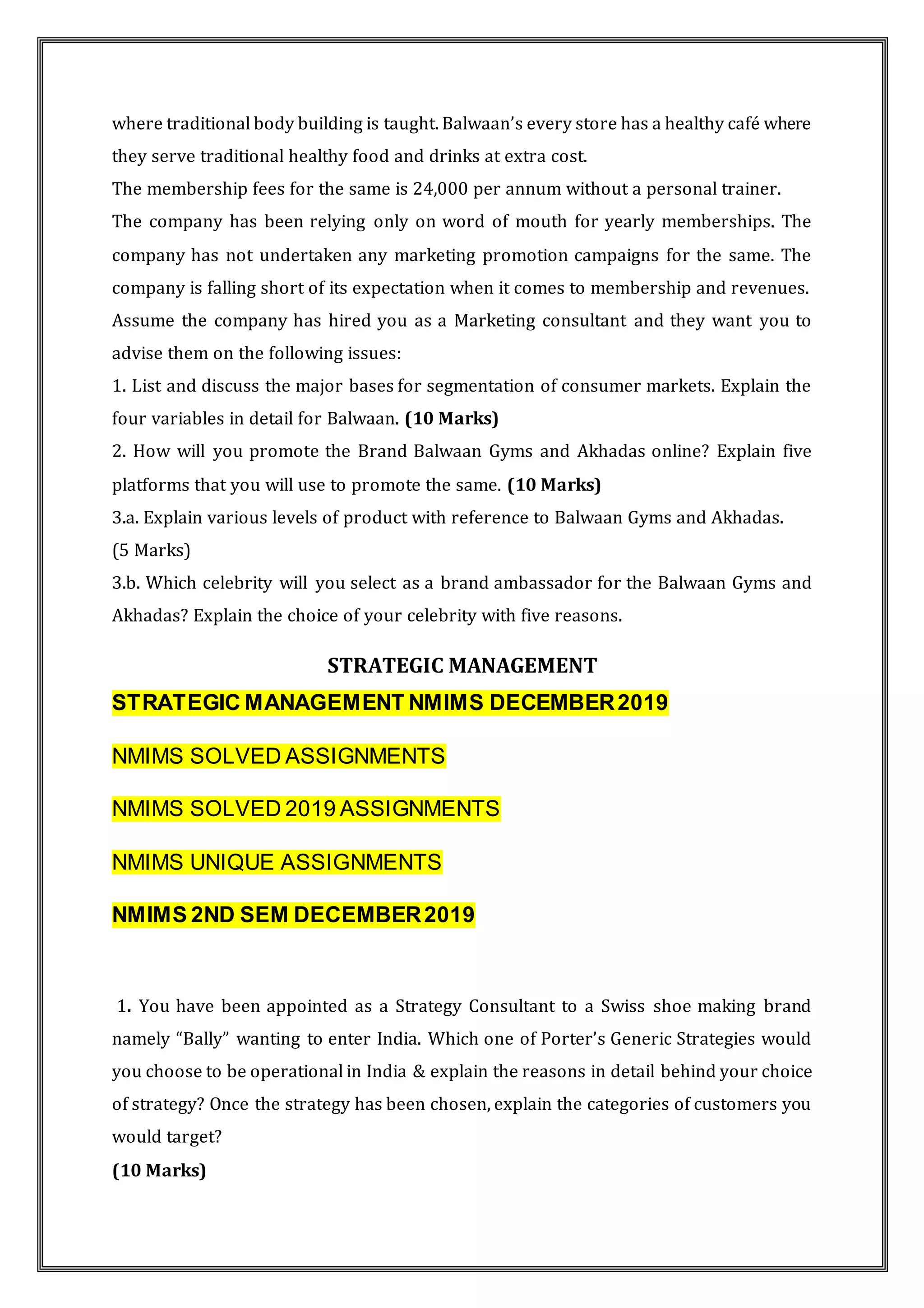 Nmims narsee monjee_solved_assignments_2 | DOCX