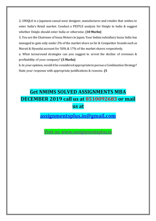 Nmims narsee monjee_solved_assignments_2 | DOCX