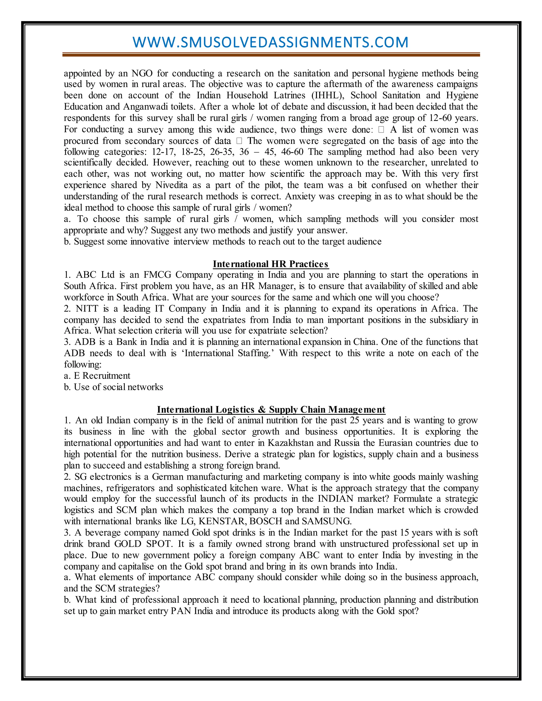 Nmims solved assignment june 2019 | PDF