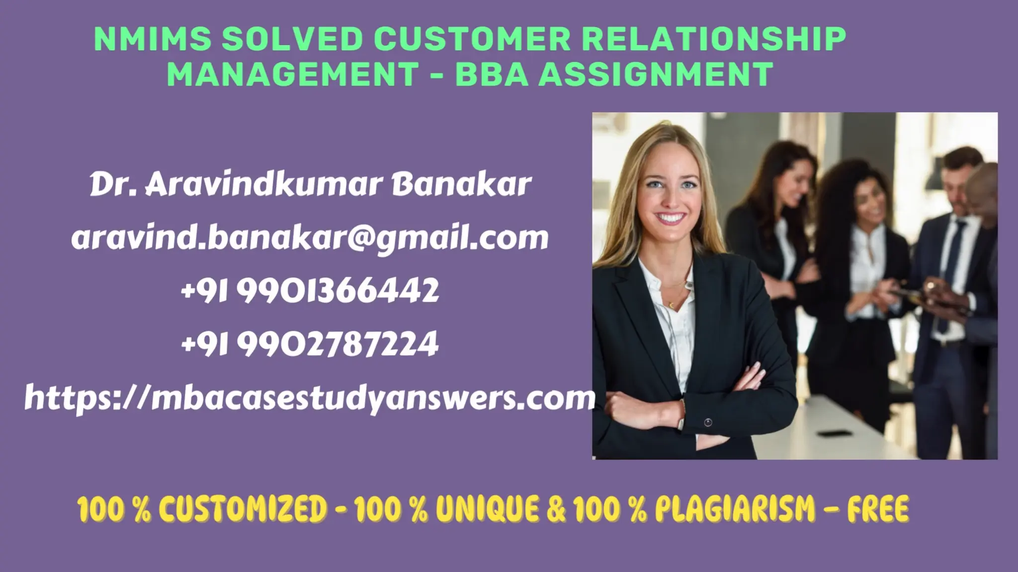 NMIMS Unique Customer Relationship Management - BBA Assignment.pdf