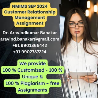 NMIMS Unique Customer Relationship Management Assignment.pdf