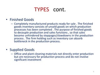 Inventory management | PPTX