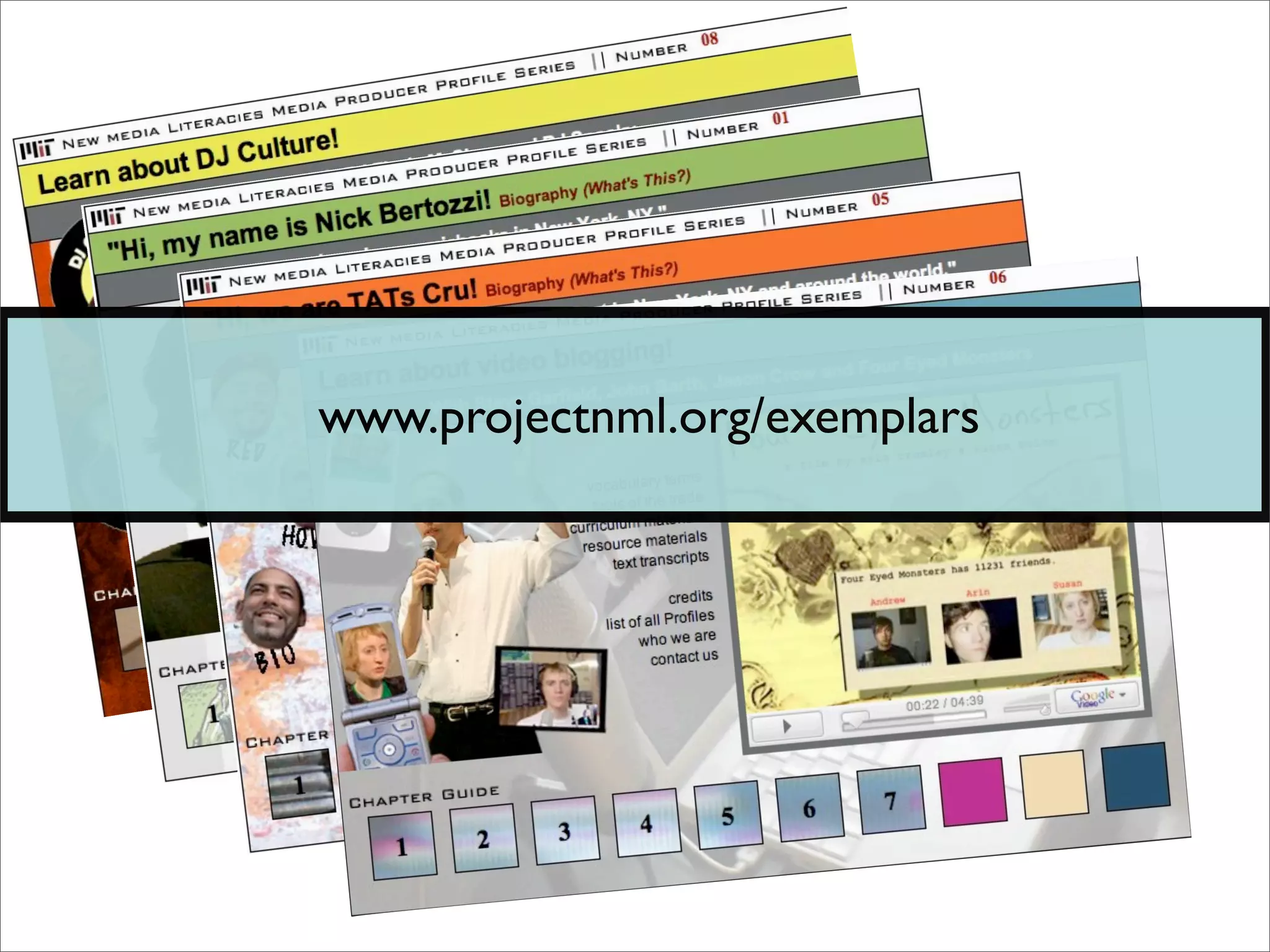 Medium, Messages, and Mashups: Integrating Learning Exemplars into ...