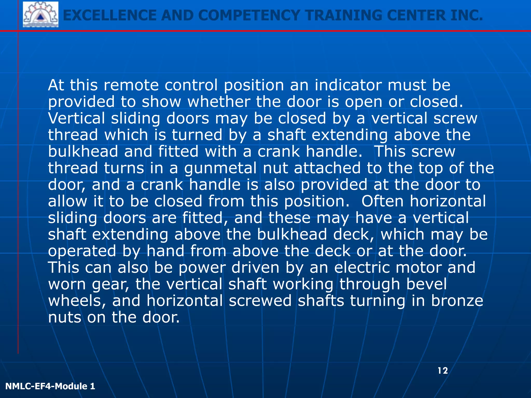 Nmlc ef4 module1 day02 watertight integrity | PDF