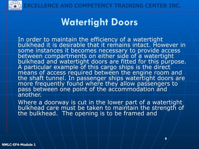 Nmlc ef4 module1 day02 watertight integrity | PDF