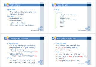 Nmlt c03 cac_kieudulieucoso_in | PDF