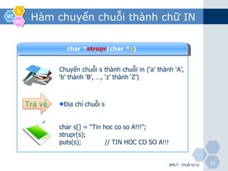 Nmlt C09 Chuoi Ky Tu | PPT