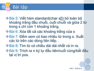Nmlt C09 Chuoi Ky Tu | PPT