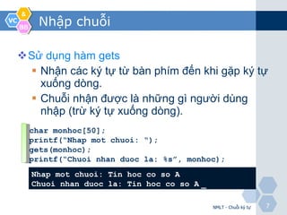 Nmlt C09 Chuoi Ky Tu | PPT