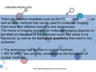 molecular imaging with PET & SPECT | PPSX