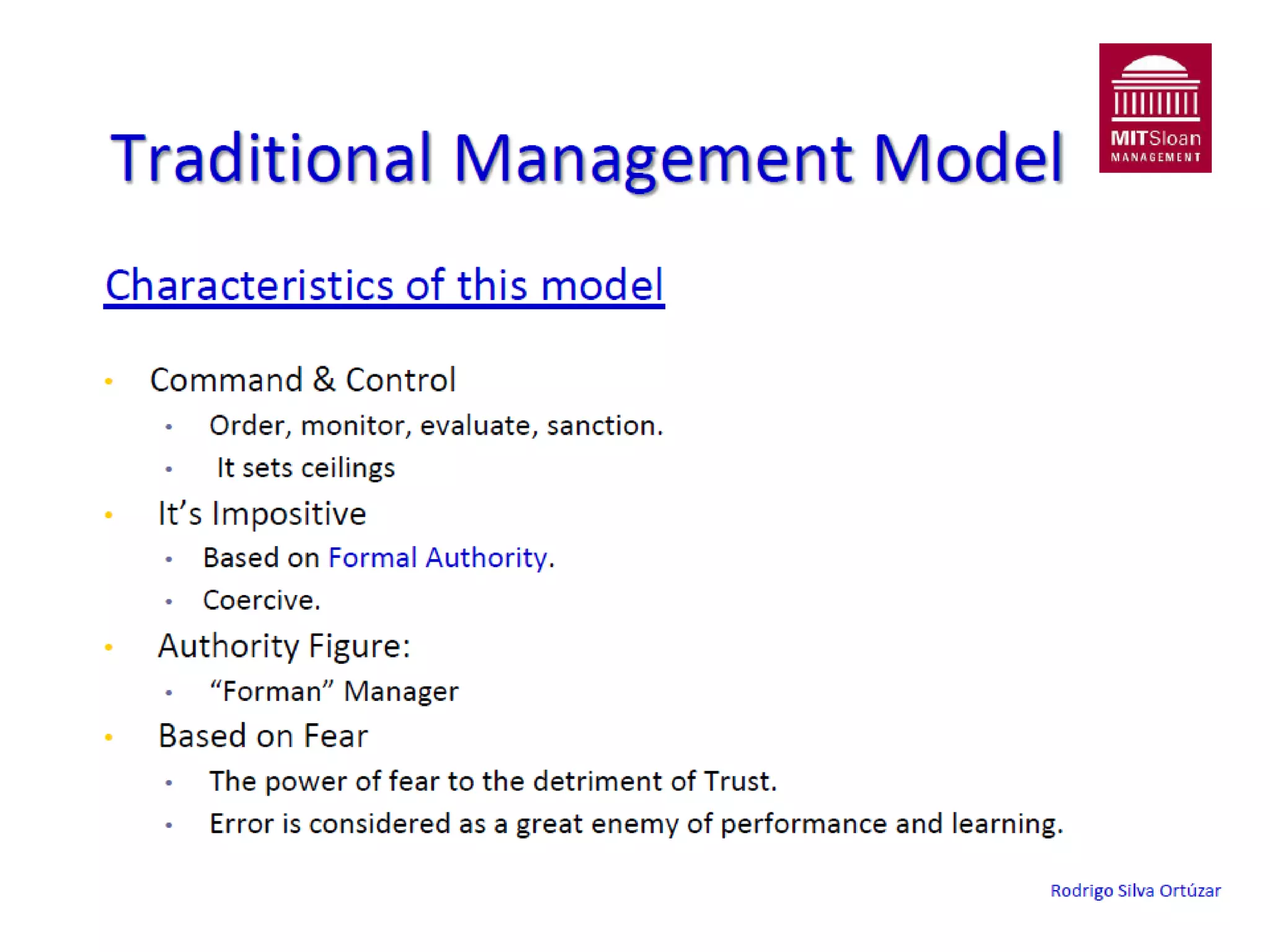 New Management Model | PPT