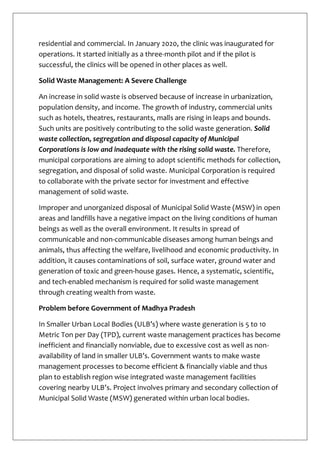 Proposal and Plan for Waste to Wealth Scheme - BCS 09 Final | PDF