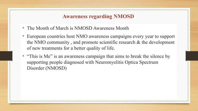 NMOSD(Neuromyelitis Optica Spectrum Disorder).pptx