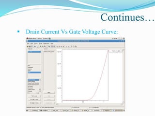 Nmos design using synopsys TCAD tool | PPTX
