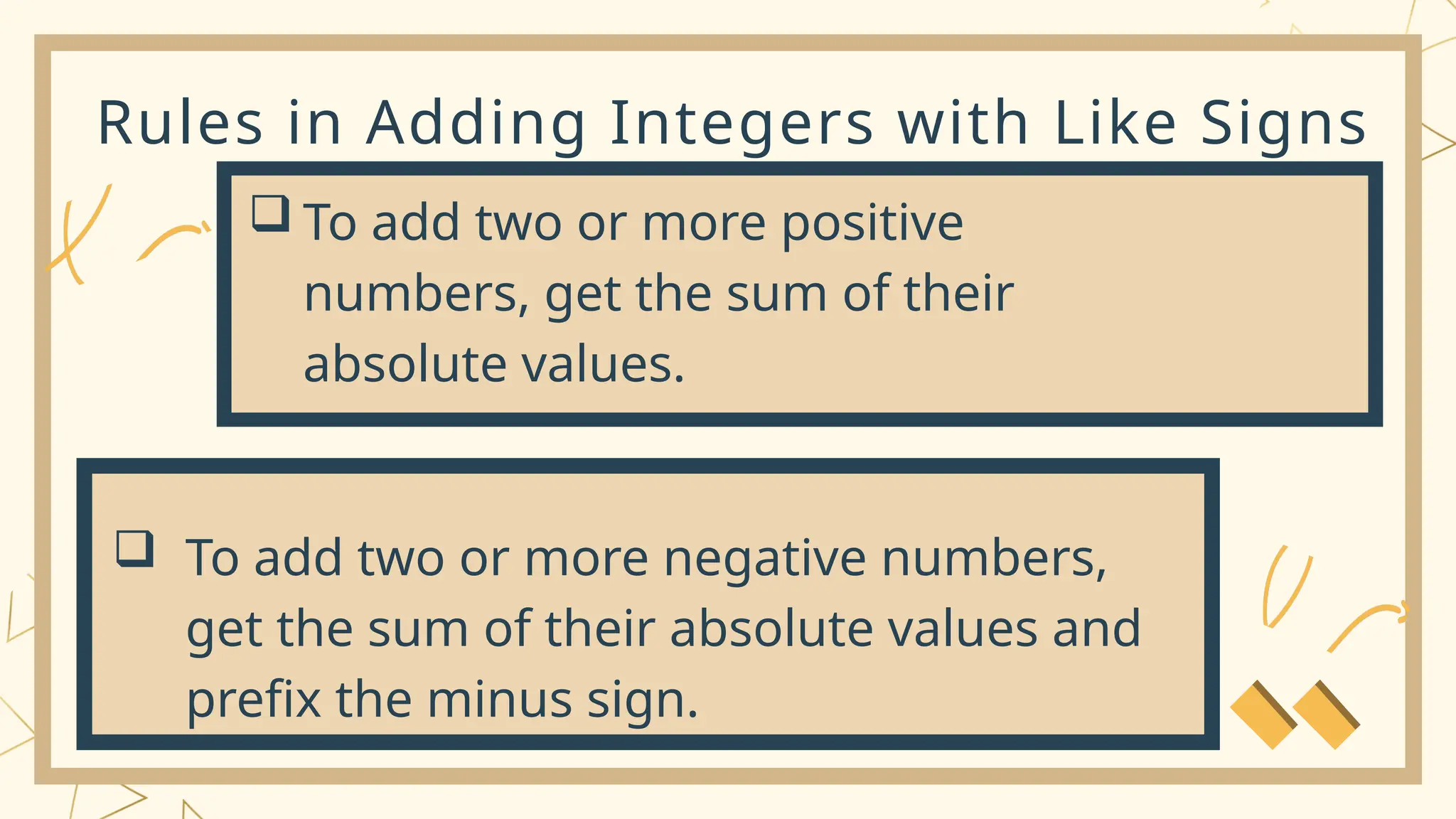National Mathematics Program Activity Adding Integers | PPTX