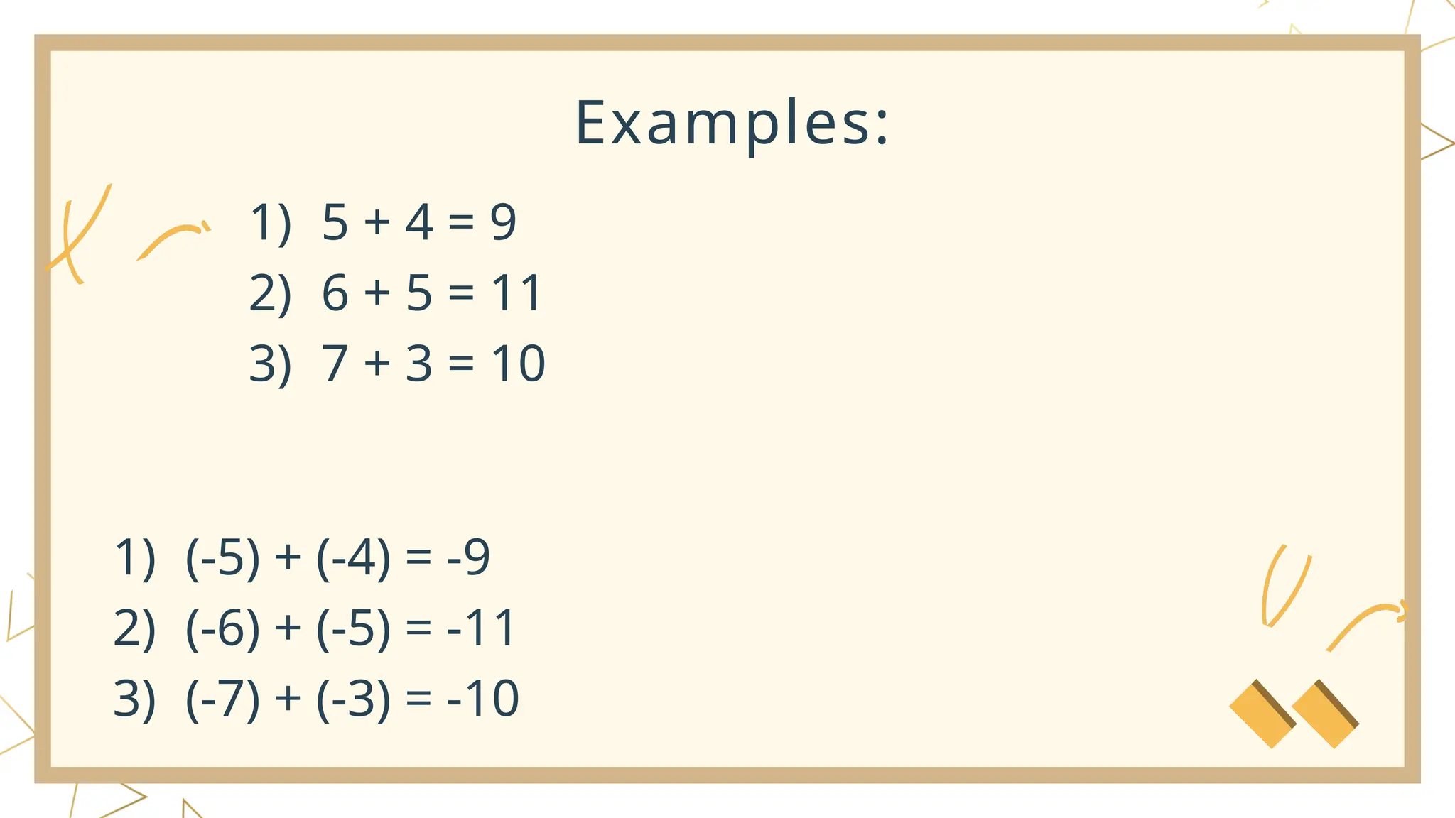 National Mathematics Program Activity Adding Integers | PPTX