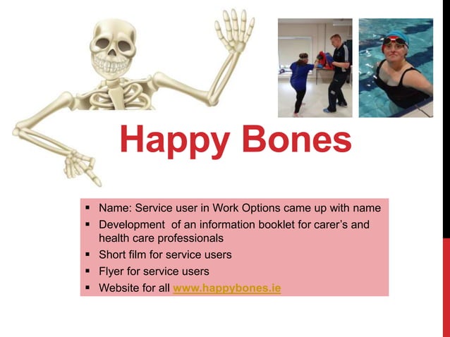 Happy Bones - A Bone Health Education Resource for Individuals with an ...