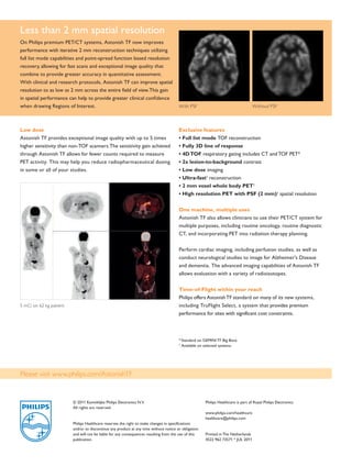 Nm petct astonish_tf_brochure | PDF | Cameras and Camcorders | Consumer ...