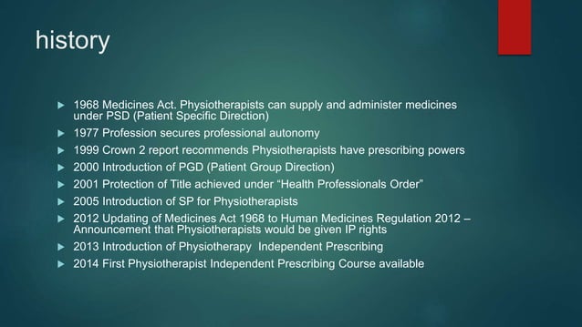 Non medical prescribing in MSK Physiotherapy | PPTX