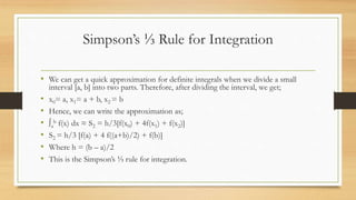 NUMERICAL METHOD'S | PPTX