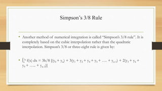 NUMERICAL METHOD'S | PPTX