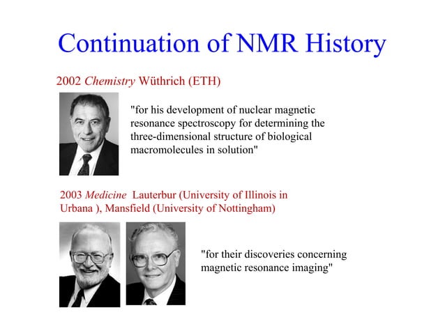 NMR (nuclear Magnetic Resonance) | PPT | Chemistry | Science